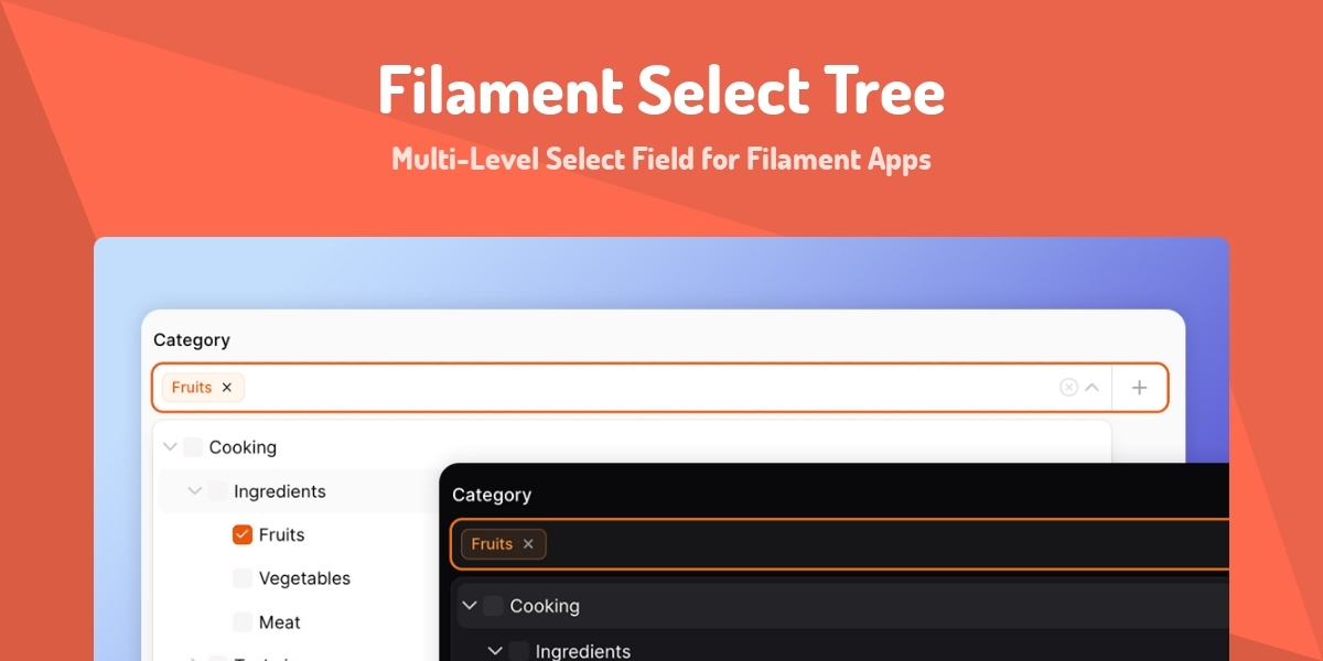 Filament Select Tree Multi Level Select Field For Filament Apps Made With Laravel